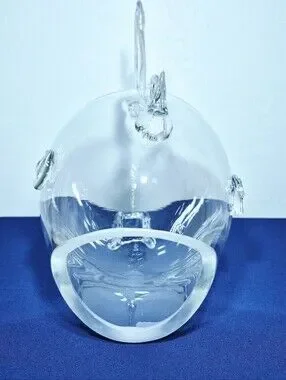 Shannon Crystal | Accents | Vintage 6 Blenko Style Clear Glass Fish ...